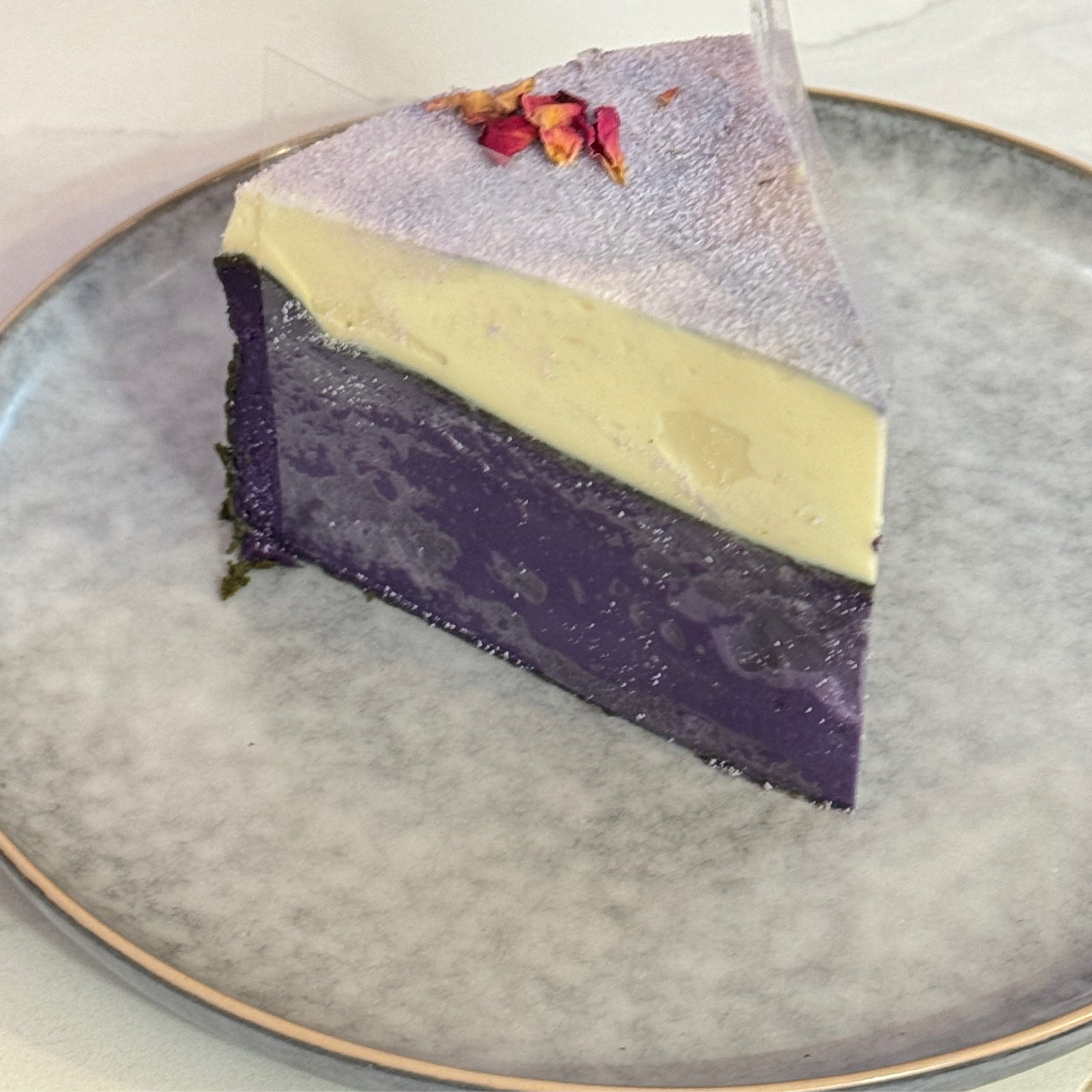 Ube Basque Cheesecake (Slice) | Dreami Cake